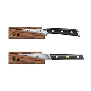 Cangshan 1021509 Solid Ash Wood Magnetic ANCHOR Knife Sheath Only for 3.5-Inch Paring Knife