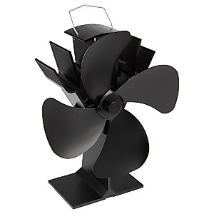 Home-Complete Stove Fan- Heat Powered Fan for Wood Burning Stoves or Fireplaces-Quiet and Low Maintenance, Disperses Warm Air Through House