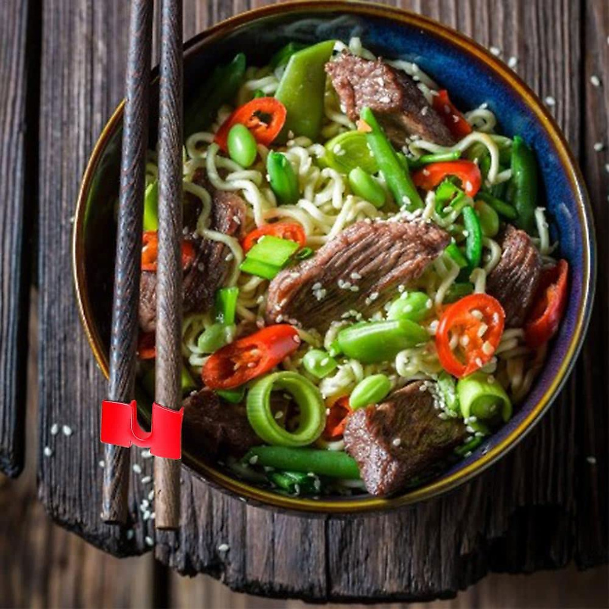 10pcs Reusable Chopstick Helpers Training Chopsticks Hinges Connector,Non Slippery Chopsticks Trainer for Many age, Beginner, Trainers or Learner