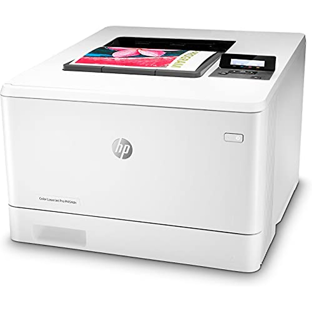 HP Color LaserJet Pro M454dn Printer, Double-Sided Printing & Built-in Ethernet (W1Y44A) White