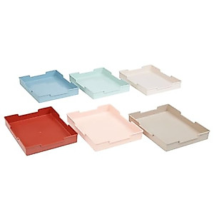 Really Good Stuff Plastic Trays - Boho Set of 6