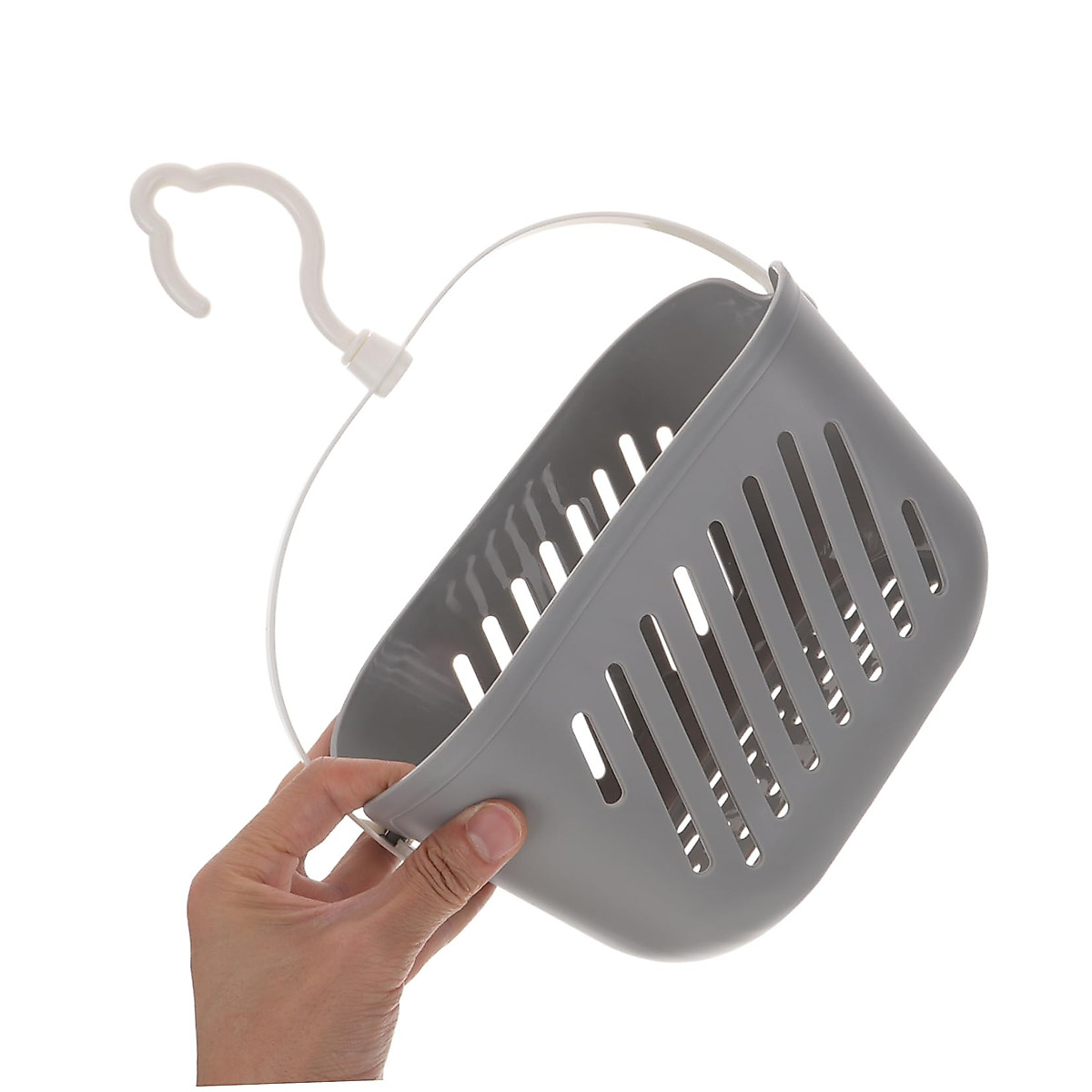 Cabilock bathroom hand basket kitchen organzier hanging shower basket bathroom hanging basket toiletry storage basket plastic storage basket plastic hamper portable shower shower tote