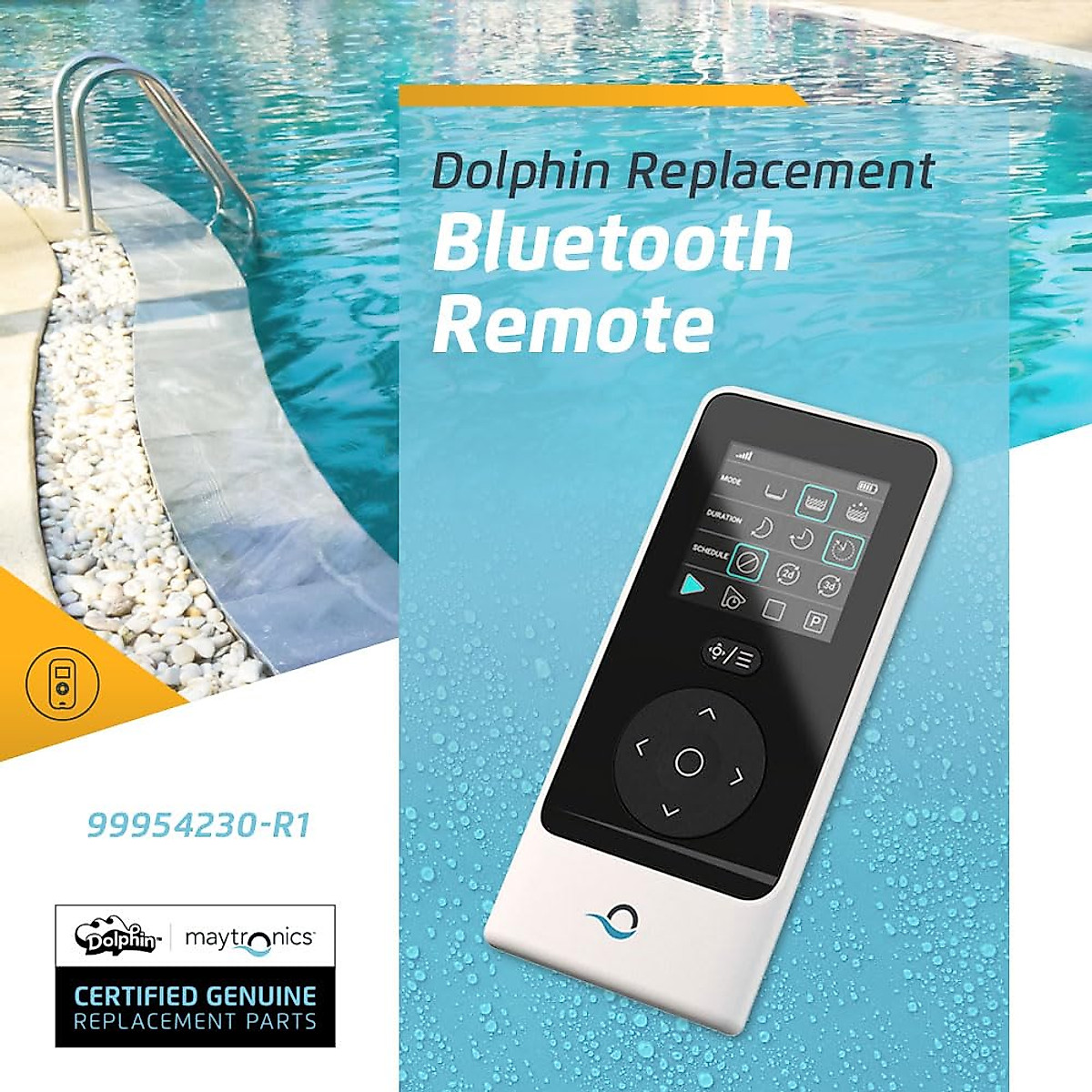 Dolphin Genuine Replacement Part — Remote Control with Bluetooth — Part Number 99954230-R1