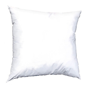 Pillowflex Synthetic Down Pillow Insert - 24x24 Down Alternative Pillow, Large Euro Pillow Square Ultra Soft Throw Pillow, Euro Bed Sham - 1 Decorative Form
