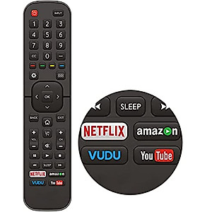 Universal for All Hisense-TV-Remote Compatible with All Hisense 4K LED HD UHD Smart TVs - No Setup Needed