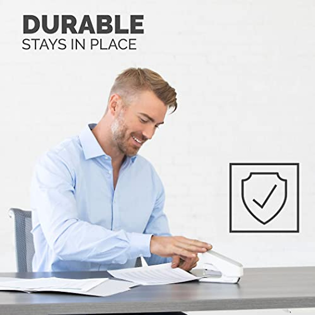 Fellowes 5010801 Standard Staples for Desk Stapler, ¼" Length, 210/Strip, 5,000/Box