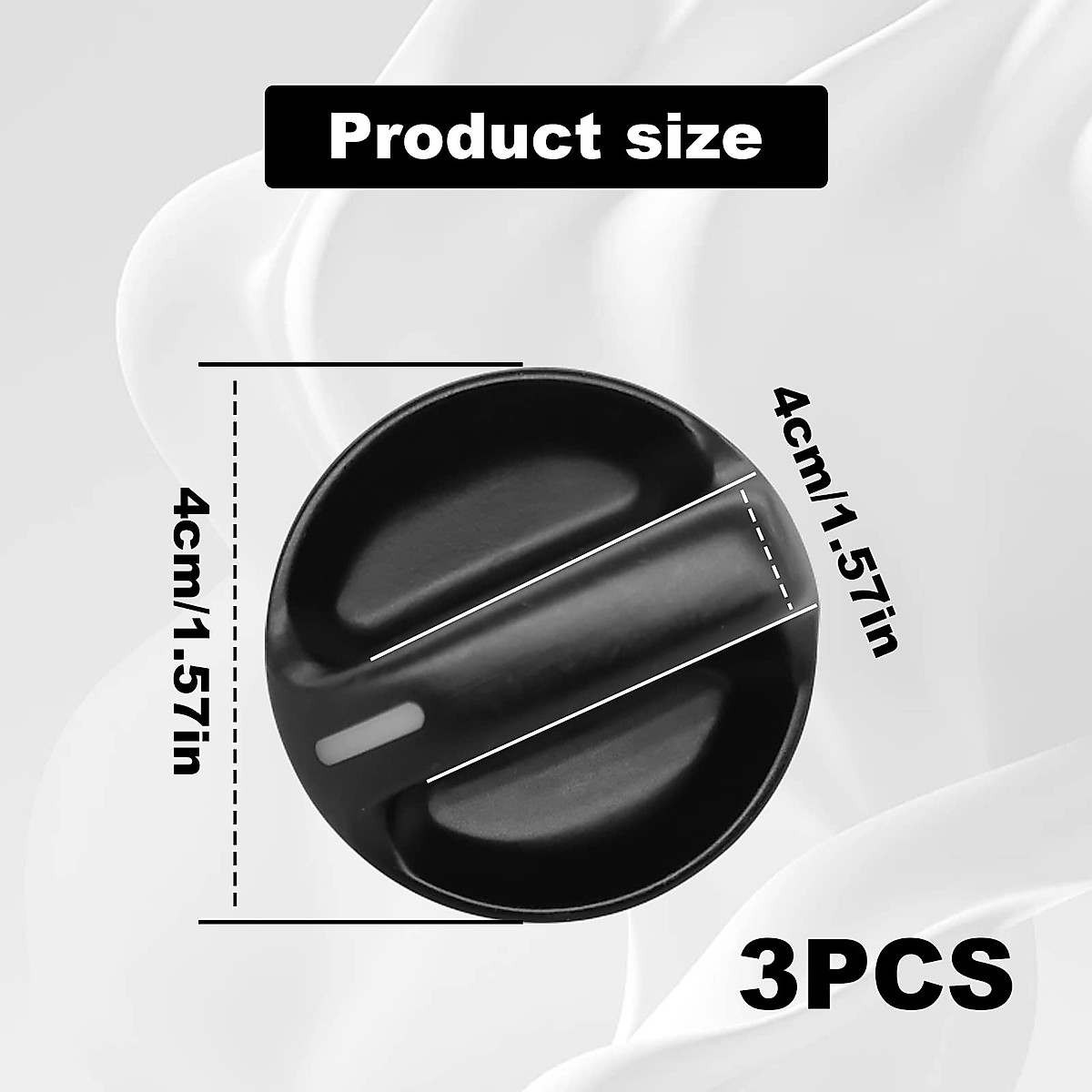 3Pcs AC Heater Blower Fan Control Knob Compatible with 2000 2001 2002 2003 2004 2005 2006 Toyota Tundra Climate Control Knob 55905-0C010