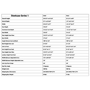 Steelcase Series 1 Work Office Chair - Concord