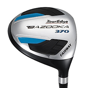 Tour Edge Bazooka 370 Complete Golf Set Senior Flex-Graphite-LH, Black/Blue, One Size (B6SLGU13.B)