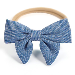 MiiYoung Baby Girl Headbands and Bows, Newborn Infant Toddler Hair Accessories