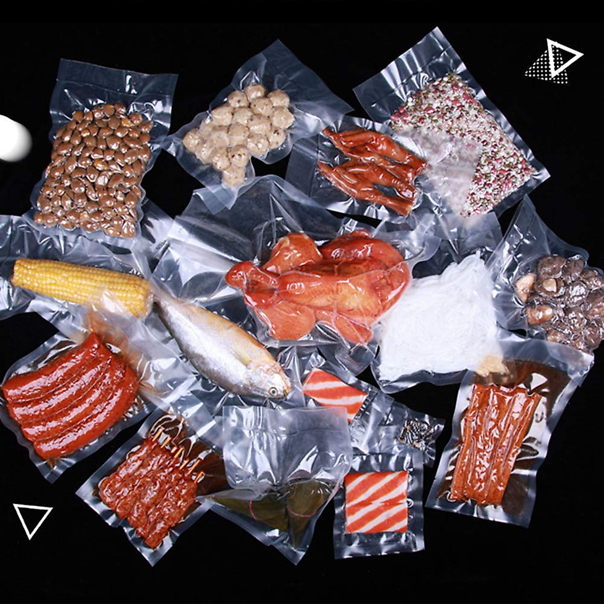 Vacuum Sealer Bags（3 packs）-11" x 16' Rolls Custom-Sized Vacuum Food Saver Bags Great for vac storage, Meal Prep or Sous Vide