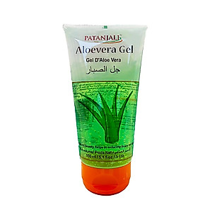 Patanjali Aloe Vera Gel 150ml - Saundarya Moisturizer for Oily Skin, with Vitamin E