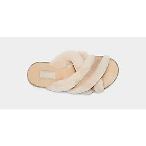 UGG Women's Scuffita Slipper, Sand, 6