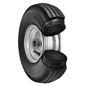 Miller 14 1/2" X 3 1/8" X 1" Rubber Never Flat Wheel, Package Size: 1 Each