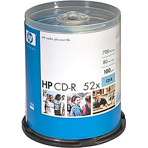 HP 52x 700mb CDR 100 Pack Spindle