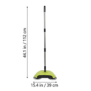 Ciieeo 3 1 Stainless Steel Handle Floor Cleaner Mop Multi-Function Cleaning Tool Lazy Broom Hand Sweeper and Pan - Mop Set Dustpan Sweep and Drag to Rotate