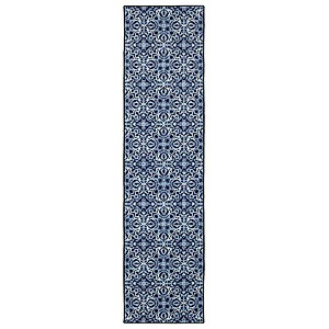 Mohawk Home Amstel Area Rugs, 2' X 5', Navy