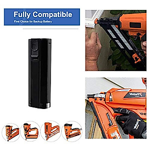 Upgraded 4000mAh 2 Packs 6V Ni-MH Replacement Battery for Paslode 404717 Battery Compatible for Paslode B20544E BCPAS-404717 404400 900400 900420 900600 901000 902000 B20720 CF-325 IM200 F18 IM250