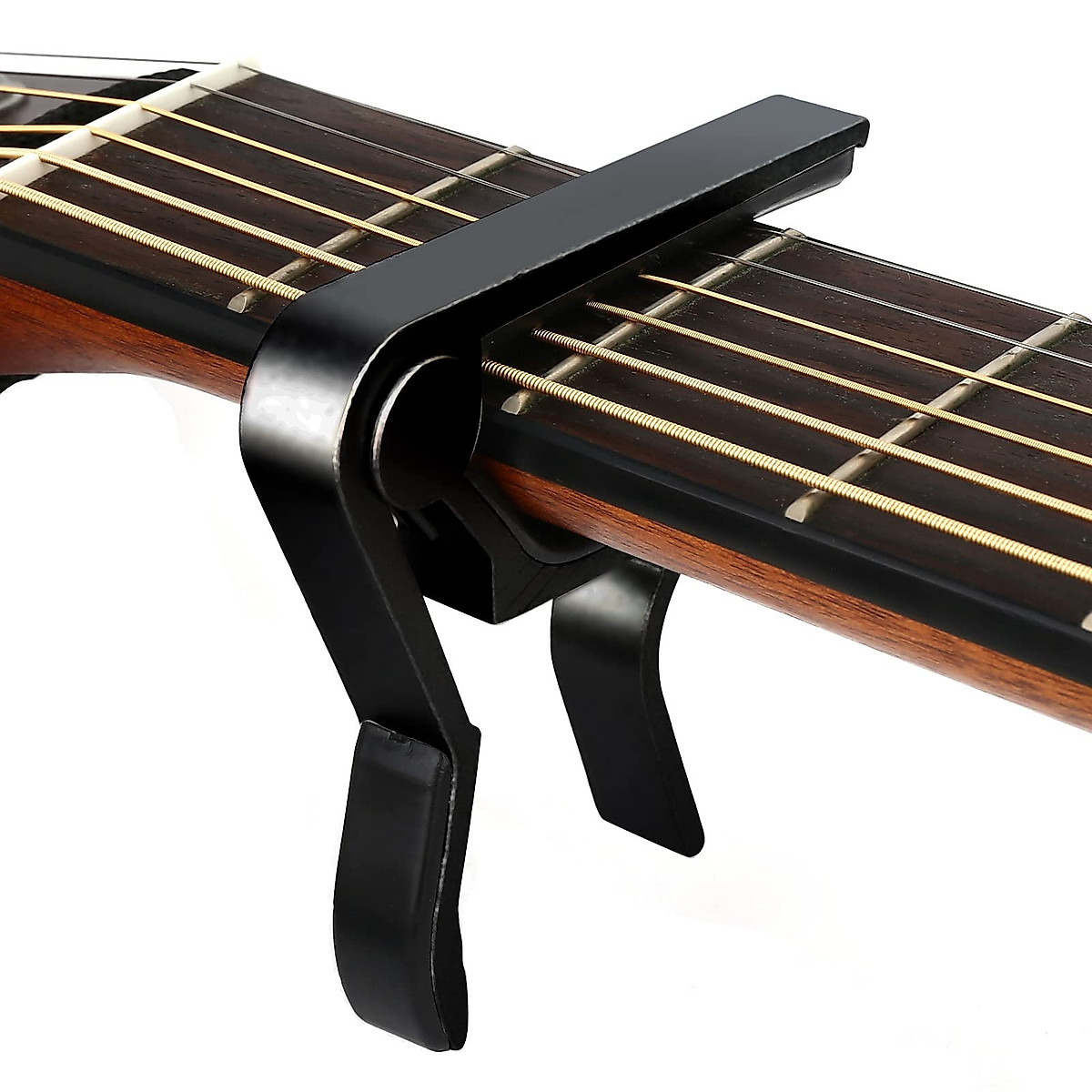 Guitar Capo, 6-String Capo for Acoustic and Electric Guitar, Ukulele, Bass, Banjo, Mandolin,Single Handed Capo