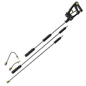 Sun Joe SPX-SRL9 Universal Sky Lance Extension Spray Wand for Most Gas and Electric Pressure Washers Rated up to 4000-PSI Max, w/ 4-Piece Accessory Kit, 9-Foot