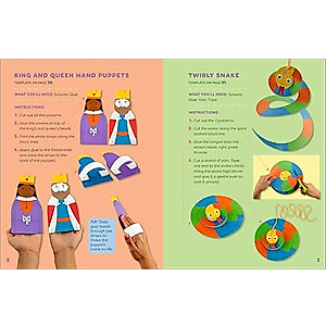 Preschool Paper Crafts: 25 Creative Crafts to Practice Hand-Eye Coordination & Scissor Skills