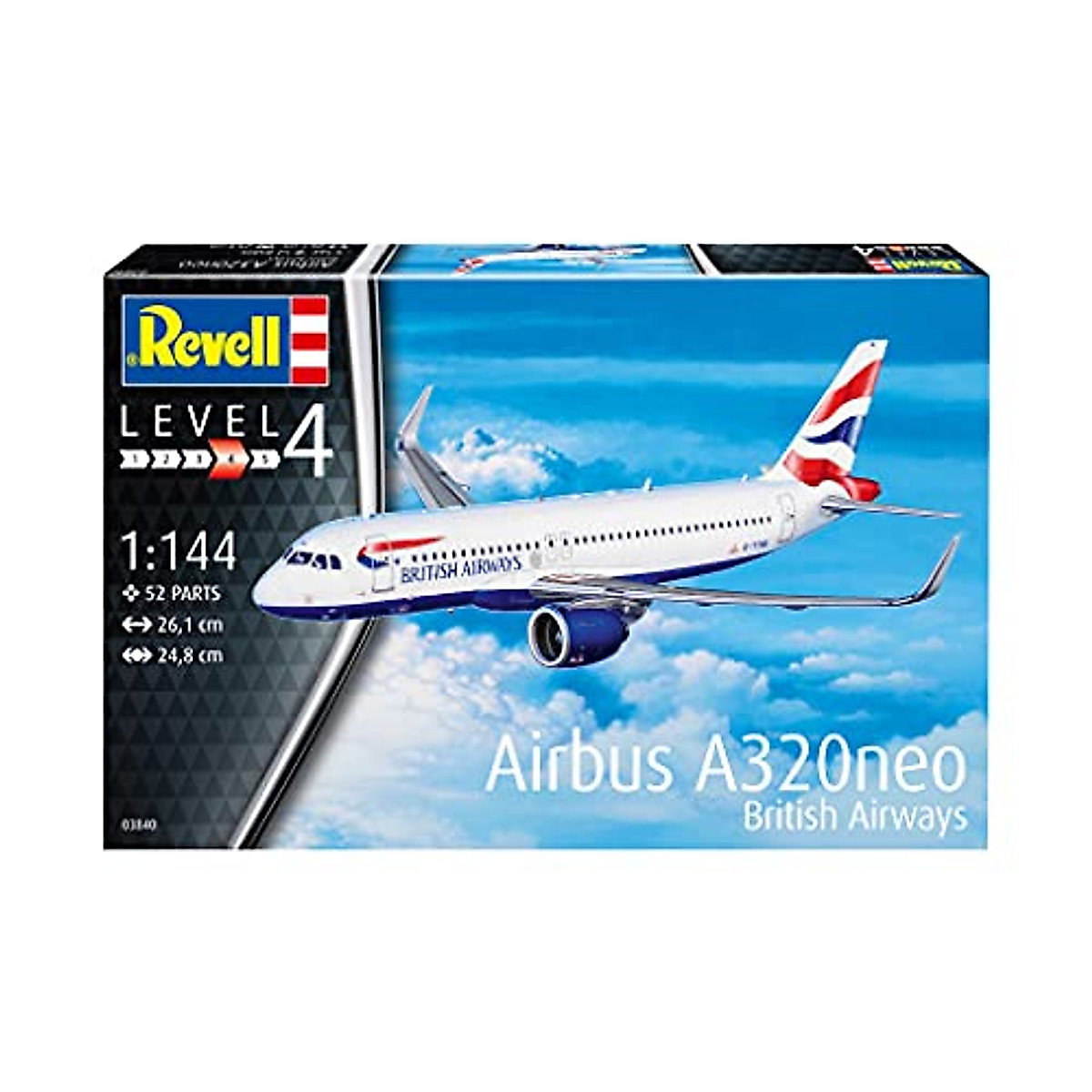 Revell 03840 Airbus A320neo, 1:144 Scale Plastic Model Kit