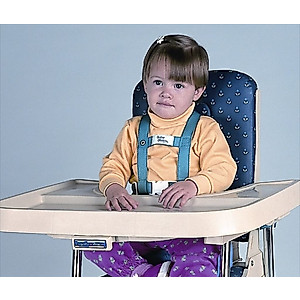 Baby Buddy Deluxe Safety Harness, with Adjustable Tether and Chair Restraint Straps, for Ages 9 Months to 4 Years, Black, 4 Piece Set