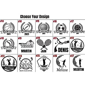 Polar Camel Customized Socce Tumbler 30 oz with Straw, Personalized Insulated Coffee Tumbler Engraved in USA - Soccer Coach Gift, Football Dad Gift (Black w/out ring)