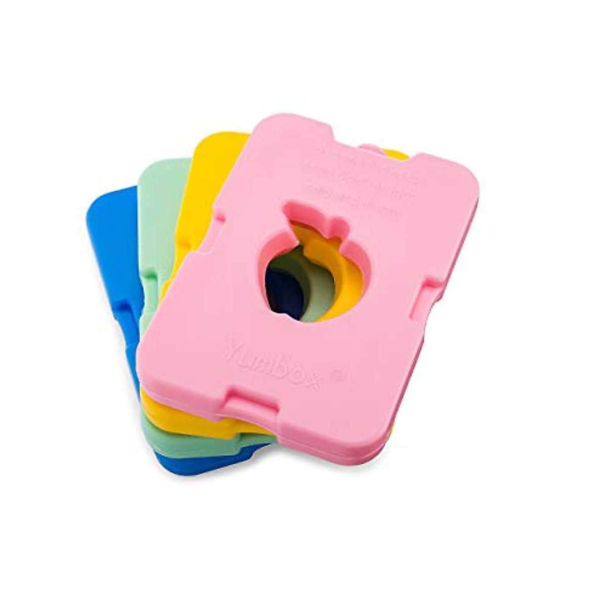 Yumbox Ice Packs - set of 4 Multi - Cool Pack, Slim Long-Lasting Ice Packs - Great for Coolers or Lunch Box