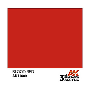 AK Interactive 3rd Gen Acrylic Blood Red 17ml
