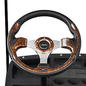 Roykaw Golf Cart Universal Steering Wheel Compatible with EZGO RXV TXT, Club Car DS Precedent Tempo, Yamaha G29 Drive Drive 2,Universal Design for Most Golf Cart