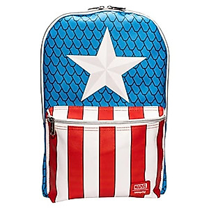Loungefly Captain America Backpack with Pin Exclusive