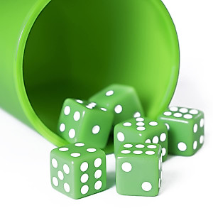 Brybelly Farkle: The Family Dice Game | Fun Dice Game for Game Nights | 1 Cup & Dice | 2-8 Player Game