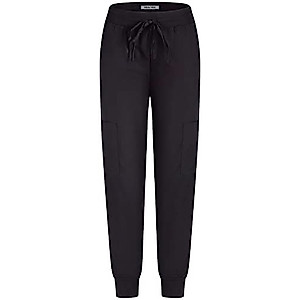 Minty Mint Women's Black Medical Scrubs Nurse Doctor 7733d46 Uniform Medical Scrub 5 Pocket Cargo Pants Women Juniors Medical Scrub Nurse Doctor 7733d46 Black S