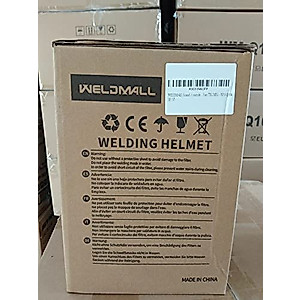 WELDMALL Large Viewing Screen True Color Auto Darkening Welding Helmet 4 Arc Sensor Wide Adjustable Shade DIN 5-9/9-13 for TIG MIG Arc Welder Hood Grinding Welder WM-Q108