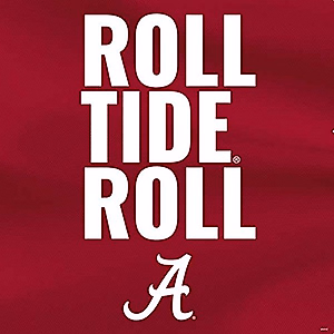 Skinit Decal Gaming Skin Compatible with PS4 Slim Bundle - Officially Licensed College Alabama Roll Tide Roll Design