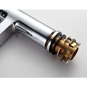 Kitchen Taps Brass Widespread Bathroom Basin Faucet Waterfall Bath Sink Mixer Tap Washbasin Faucet Hot and Cold Water Taps Tap