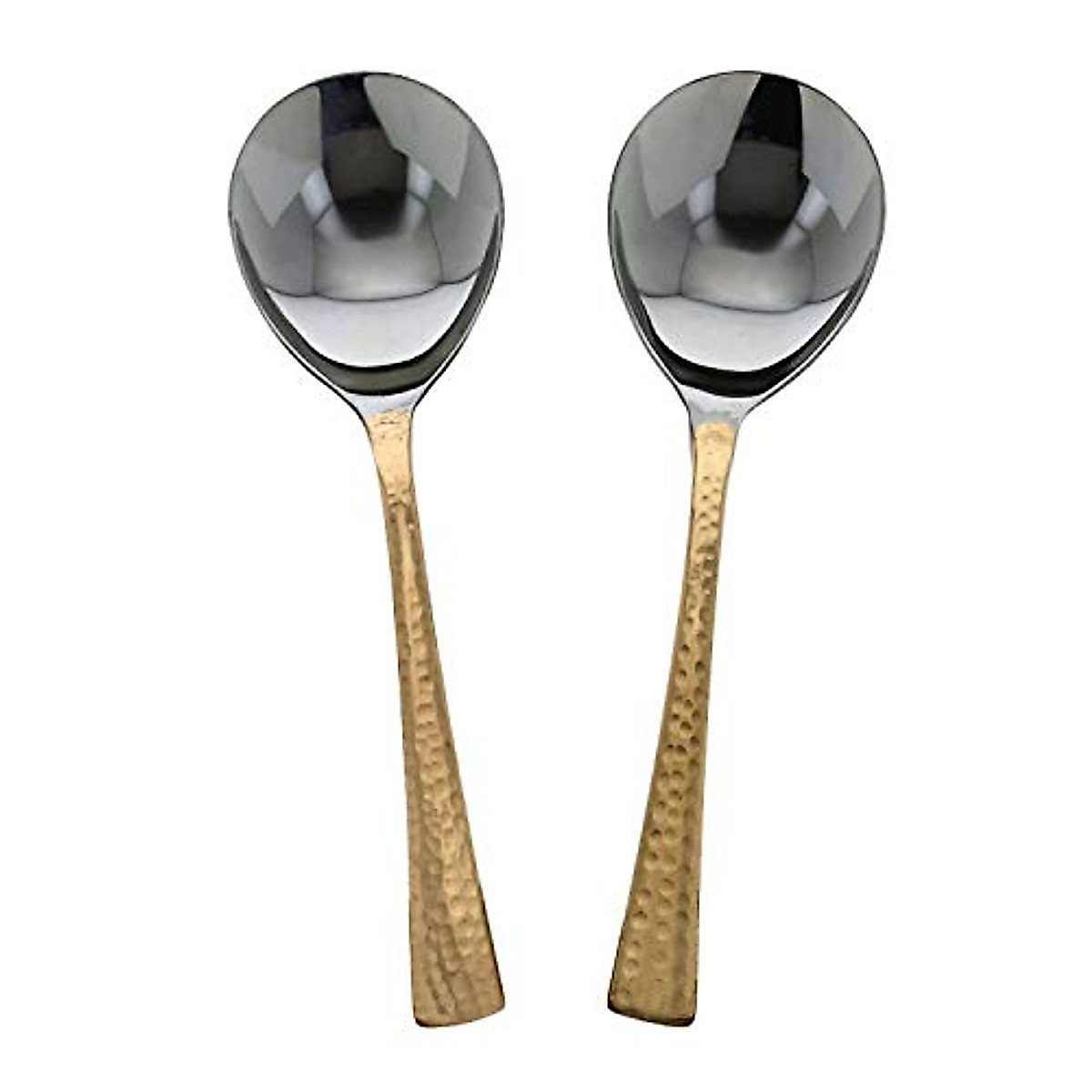 JMD ENTERPRISES Copper Stainless Serving Spoons (4)
