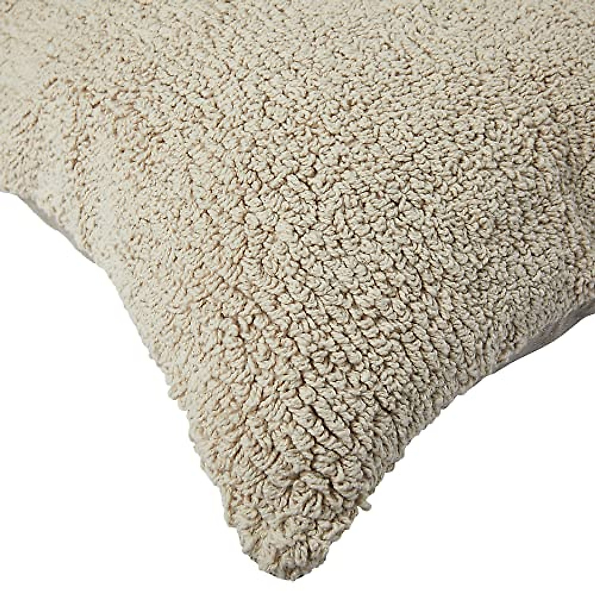 Creative Co-Op Cotton Tufted Throw, Ivory Pillow