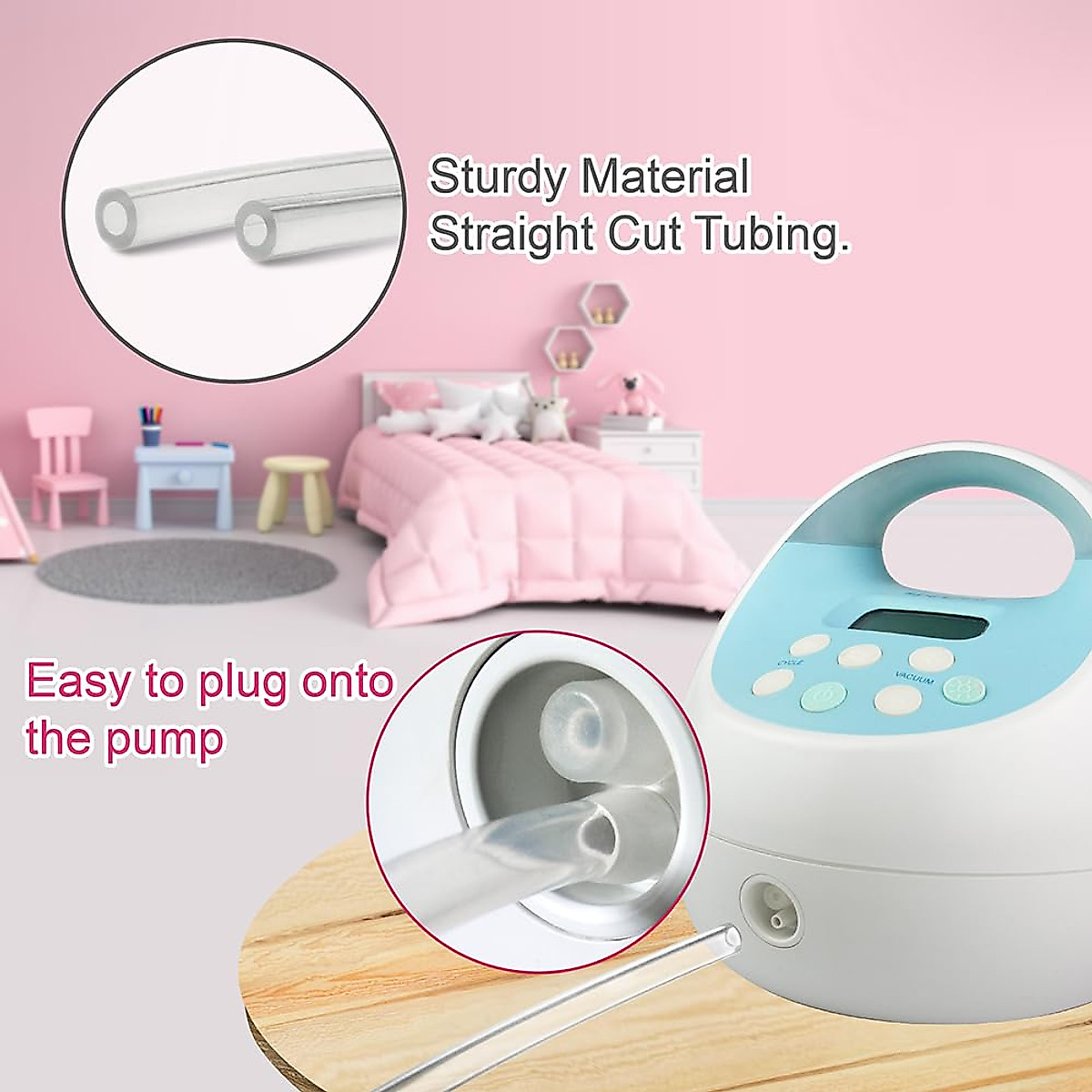 Nenesupply Tubing Compatible with Spectra S2 Spectra S1 Spectra 9 Plus Replace Spectra Tubing Ameda Tubing Avent Tubing Replace Spectra Pump Parts Replace Spectra S2 Accessories