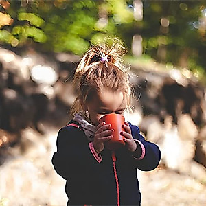 【Set of 8】Reusable Wheat Straw Drinking Cups - 8 Ounce Unbreakable Water Cups - Stackable BPA Free Small Drinking Glasses Set -Dishwasher Safe for Home Kitchen Parties Camping Supply