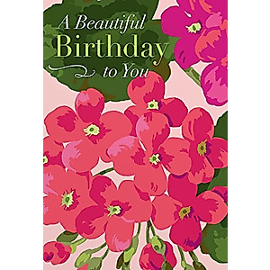DaySpring - Beautiful Birthday - 4 Design Assortment with Scripture - King James Version - 12 Birthday Boxed Cards and Envelopes (J5129)