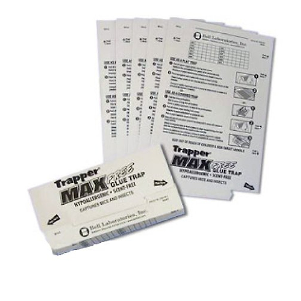 Trapper Max Free Mouse Glue Traps-mice Glue Traps for Catching Mice-(box of 72)