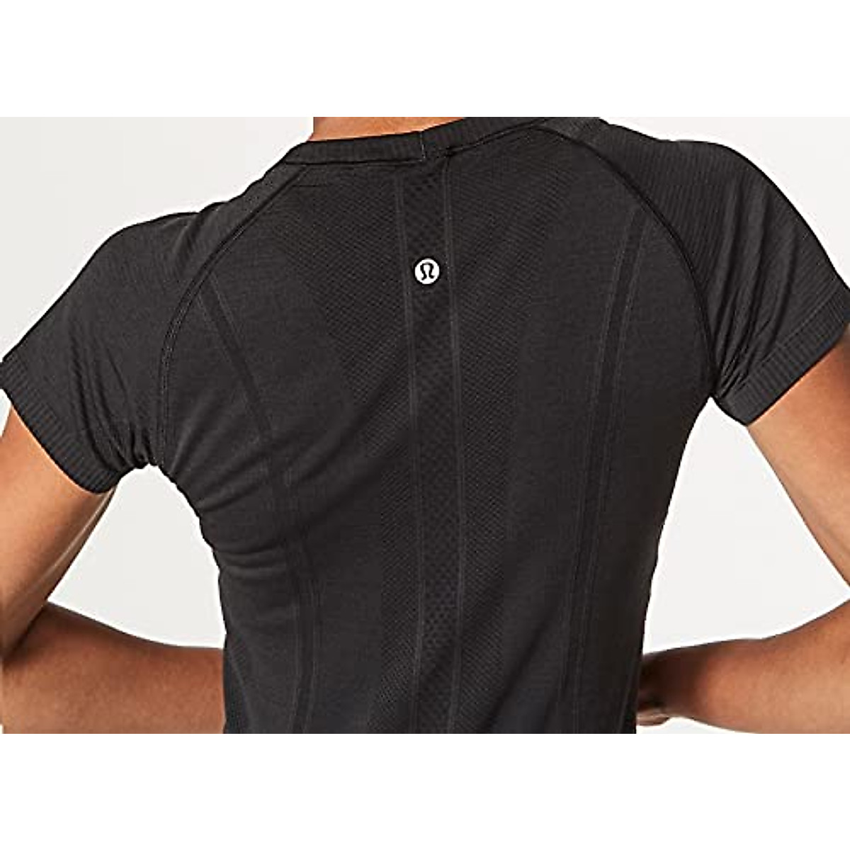Lululemon Athletica Swiftly Tech Short Sleeve Crew (Black, 6)