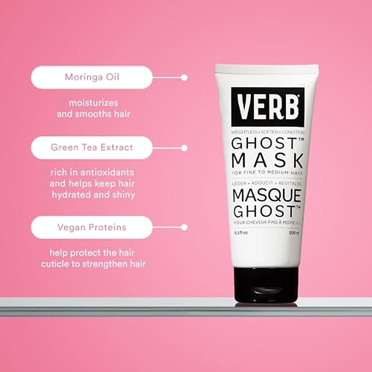 VERB Ghost Hair Mask, 6.3 fl oz