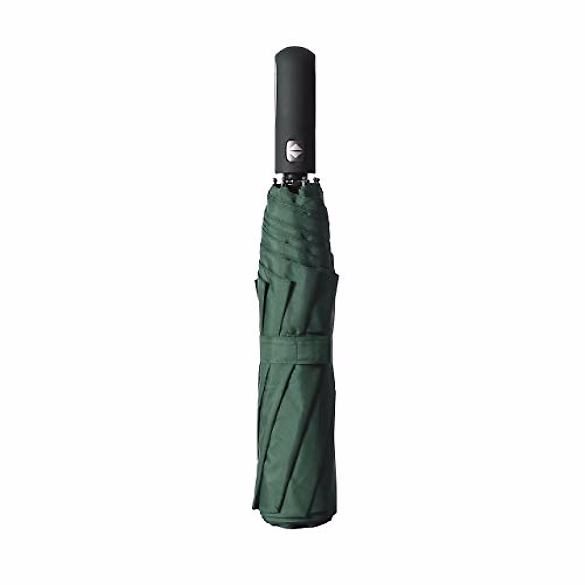 JOURNOW X-Large 8 Ribs Windproof Automatic Travel Umbrella with 210T Heavy Coating (Green)
