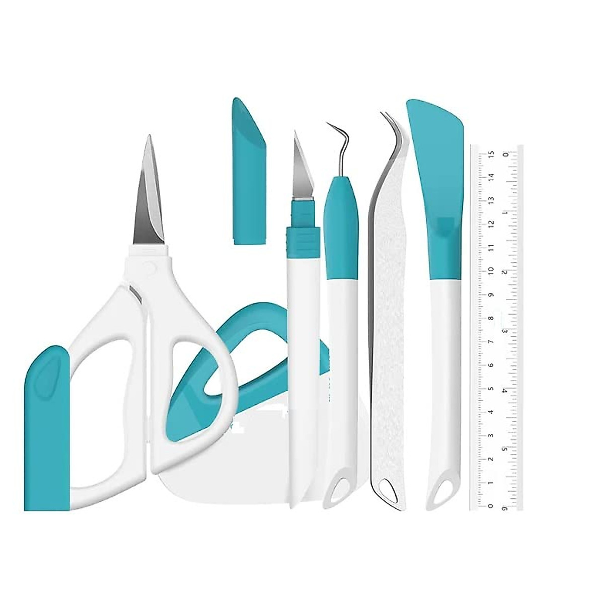 Sawgrass Virtuoso SG500 Printer, Bundle with UHD Inks, 7-Piece Craft Tool Set, 10 Sublimation Blanks, 110 Sheets Sublimax Paper, 3 Heat Resistant Tapes, White