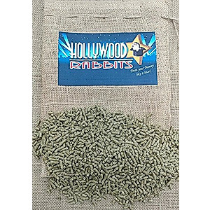 Hollywood Rabbits Feed - 9 Lb. Premium Feed | Hand Crafted High-Fiber | Probiotics for Digestive Health
