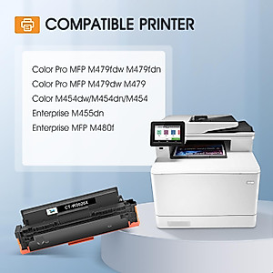 Cool Toner Compatible 414X Toner Cartridge Replacement for HP 414X 414A 414 W2020X Work with Color Pro MFP M479fdw M454dw M479fdn M454dn M479 Laser Printer Ink (Black Cyan Magenta Yellow, 4-Pack)