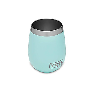 YETI Wine Rambler 10 oz Stainless Steel Vacuum Insulated Tumbler, Seafoam